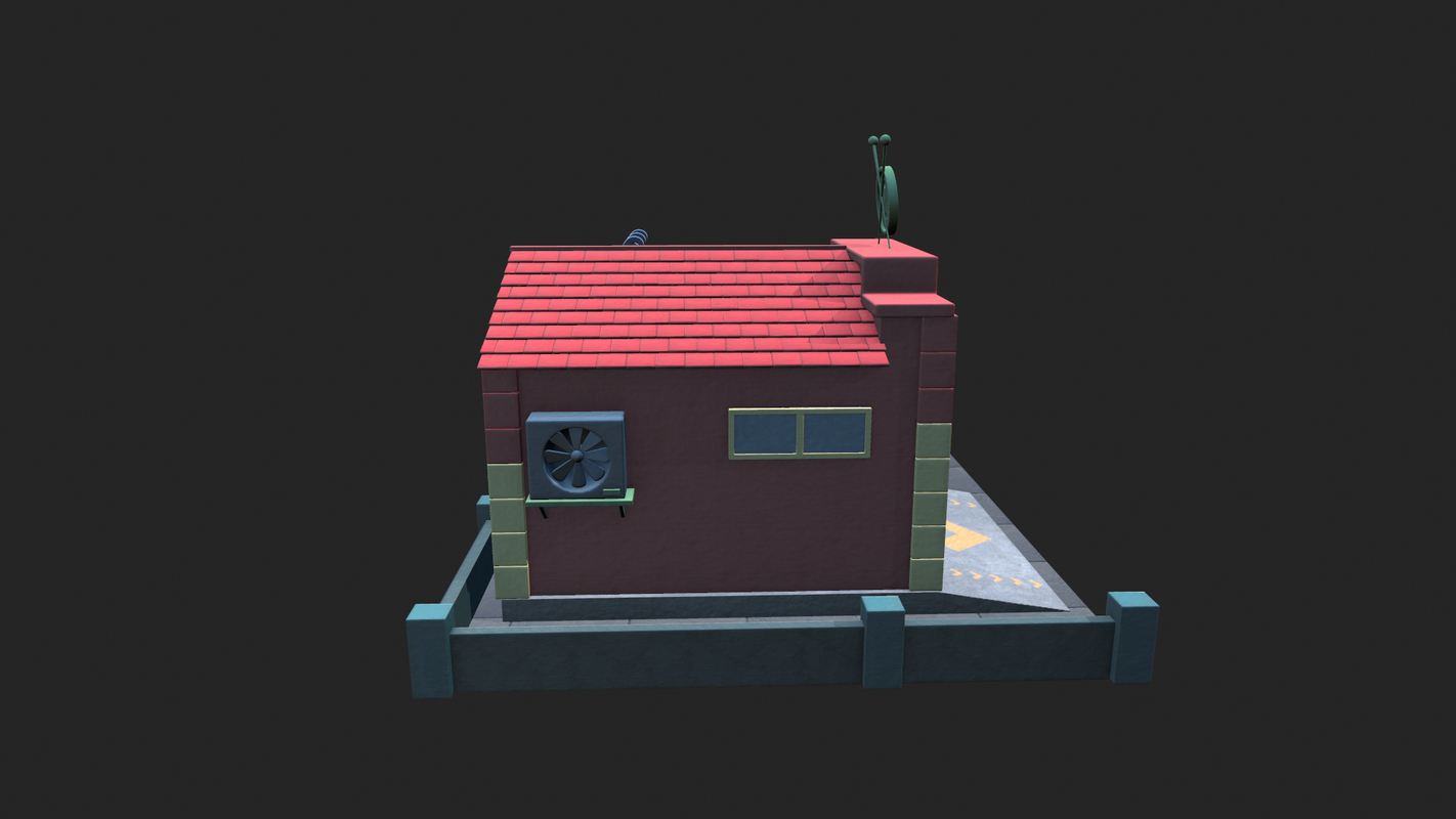 3D cartoon factory stylized model - TurboSquid 1419570