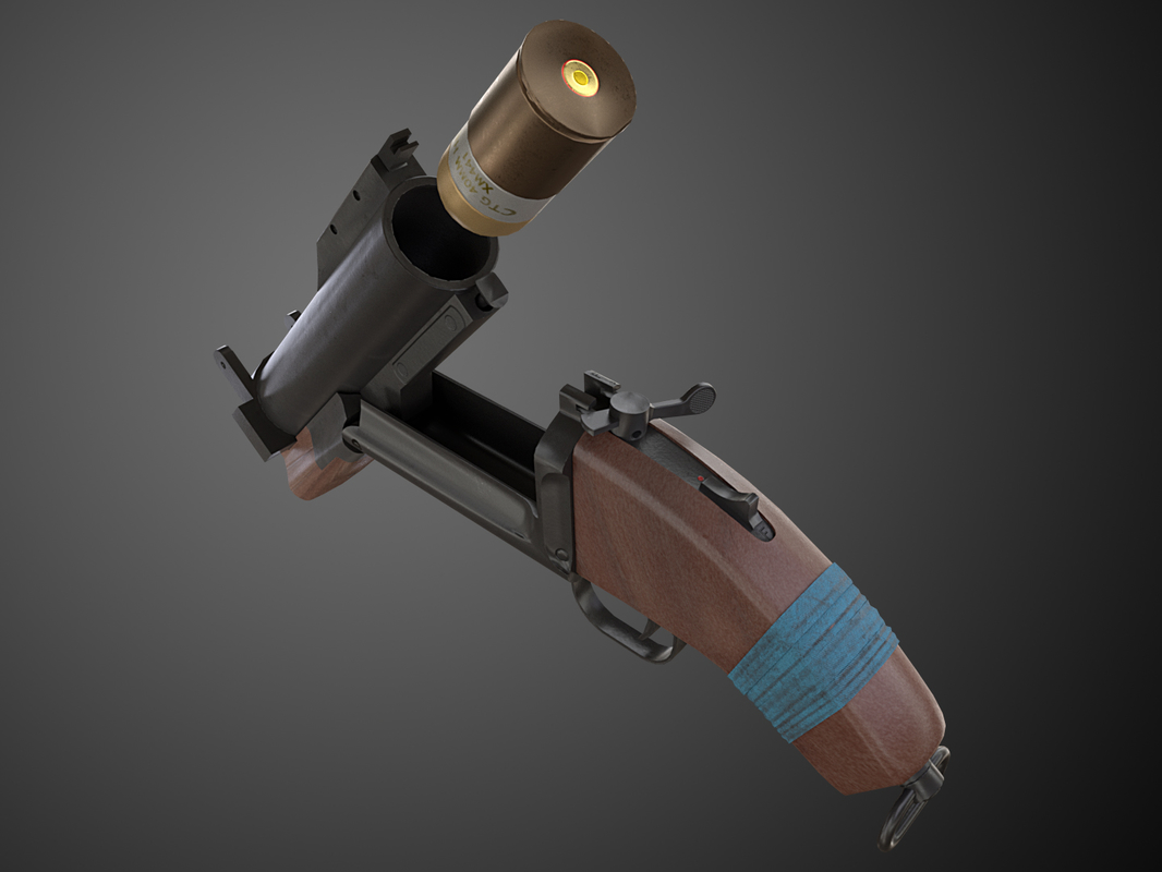 Sawed m79 grenade launcher 3D model - TurboSquid 1419457