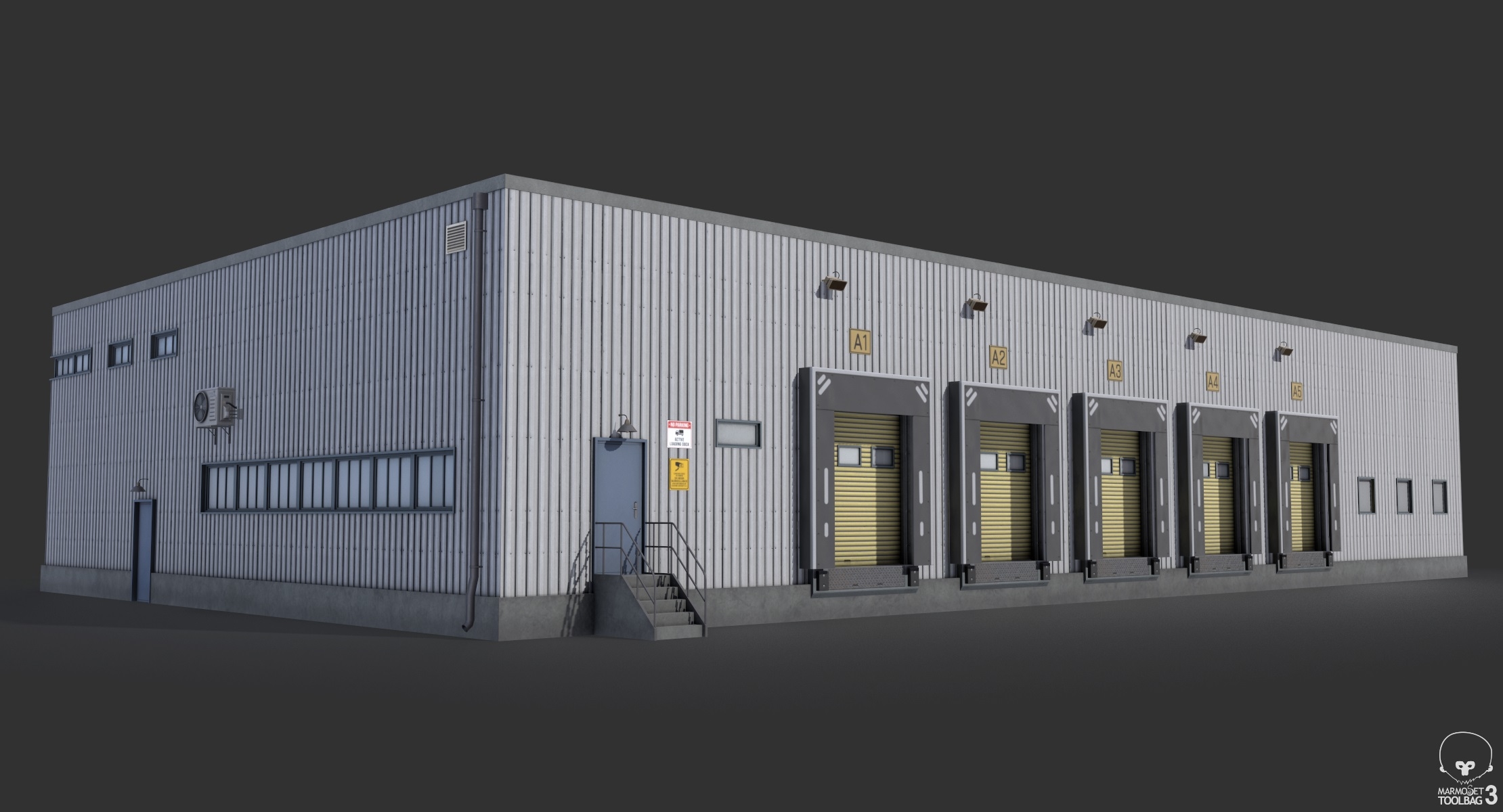 modèle 3D de Bâtiment industriel 19 - TurboSquid 1419663