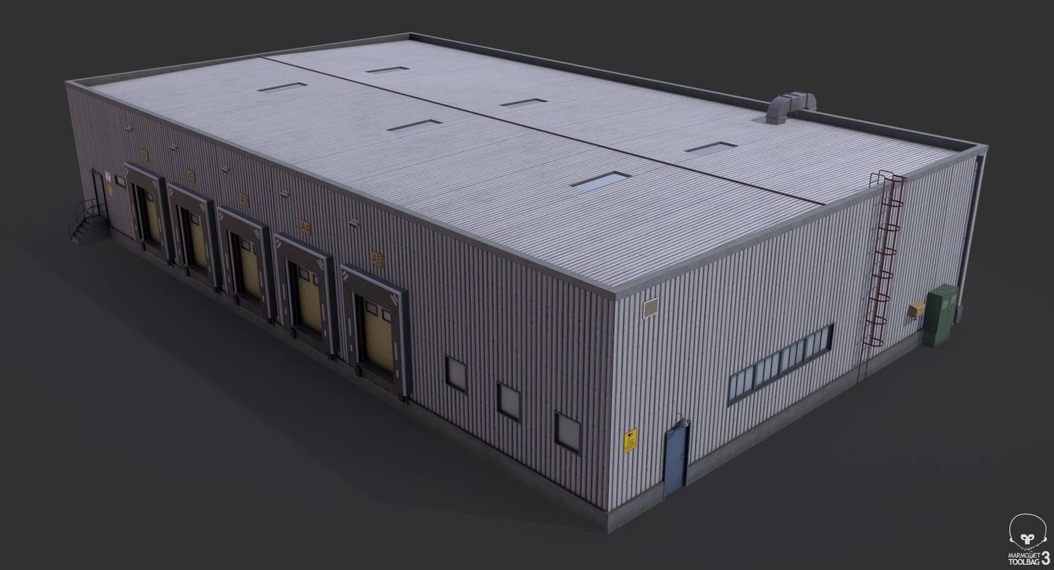 modèle 3D de Bâtiment industriel 19 - TurboSquid 1419663