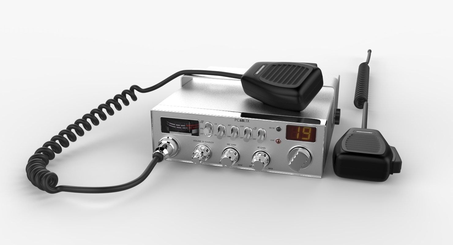 3D channel cb radio v2 model - TurboSquid 1419845
