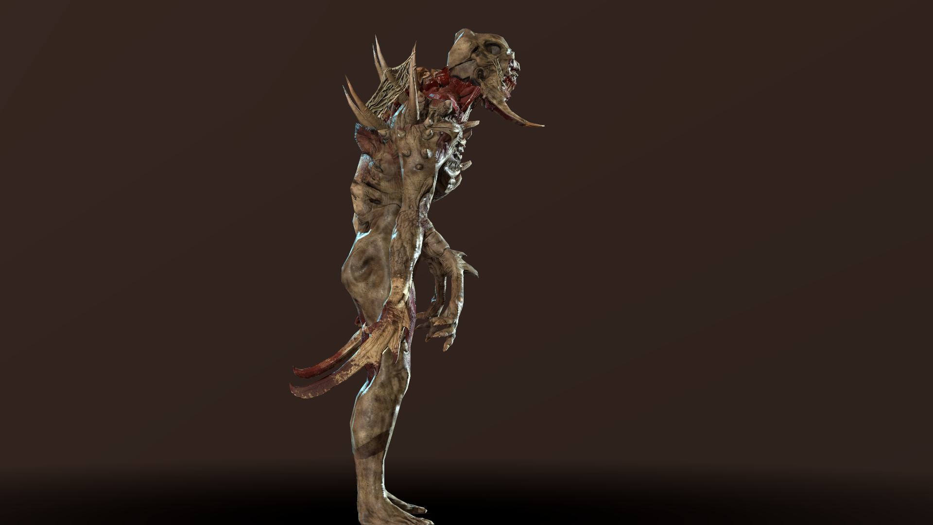 Monster mutant 3D model - TurboSquid 1419929