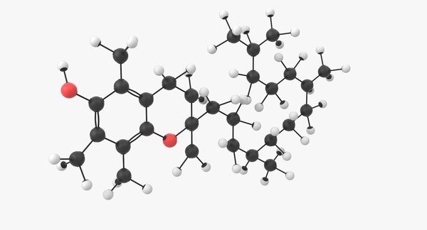 Vitamin e molecule 3D - TurboSquid 1419923