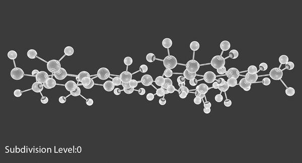 Vitamin e molecule 3D - TurboSquid 1419923
