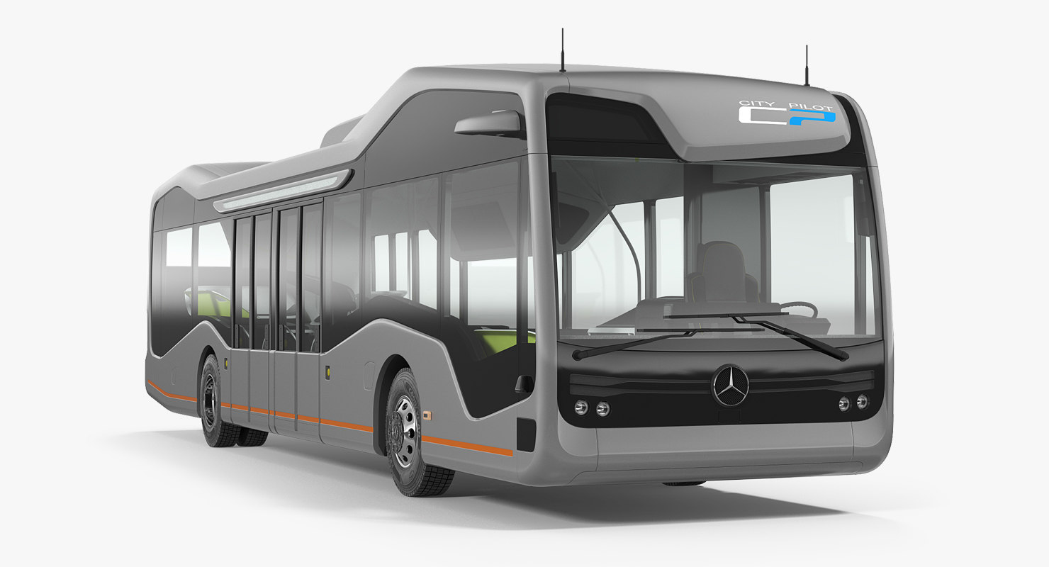 3D mercedes future bus - TurboSquid 1420092
