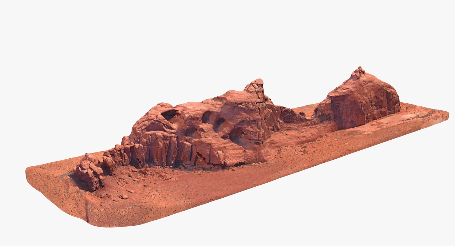 3D model sandstone butte 16 - TurboSquid 1420084