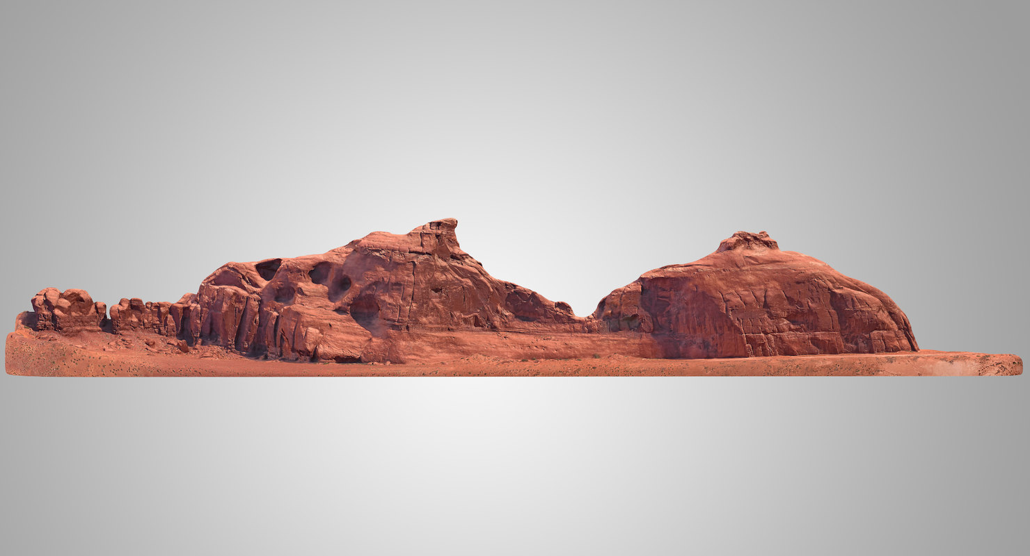 3D model sandstone butte 16 - TurboSquid 1420084