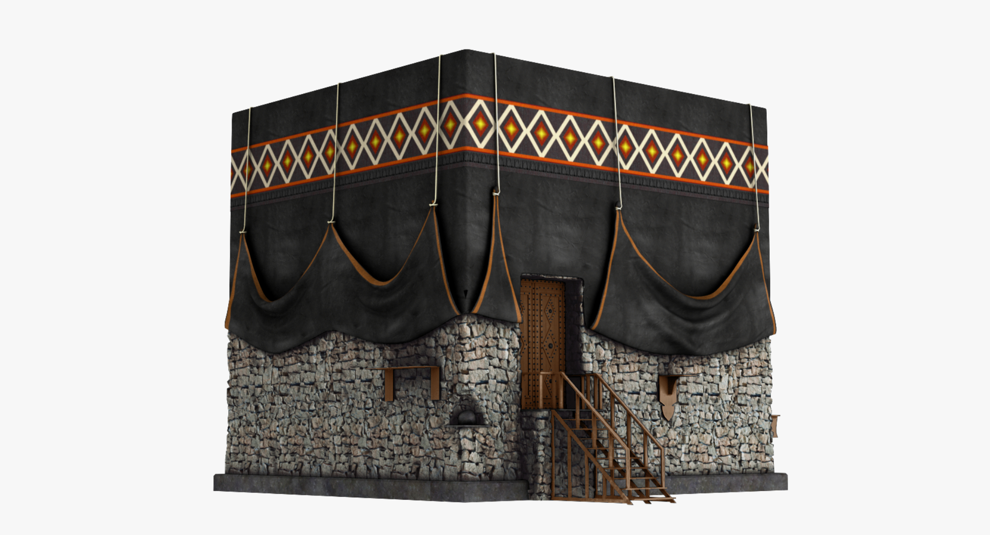 Kaaba 3D model - TurboSquid 1420109