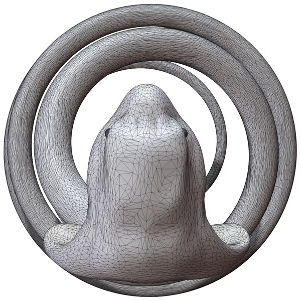 Snake statue 3D model - TurboSquid 1420180