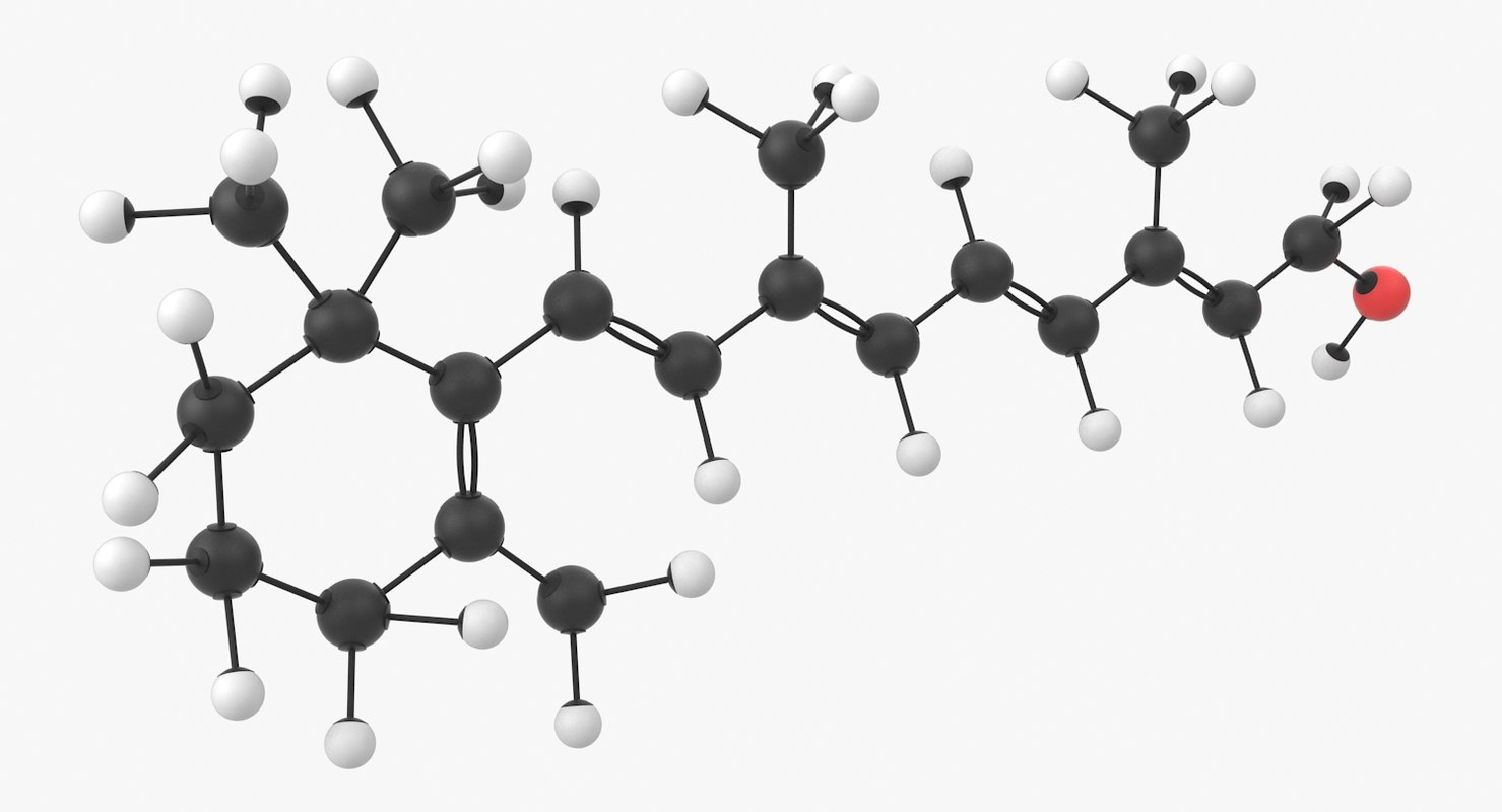3D vitamin molecule - TurboSquid 1420266