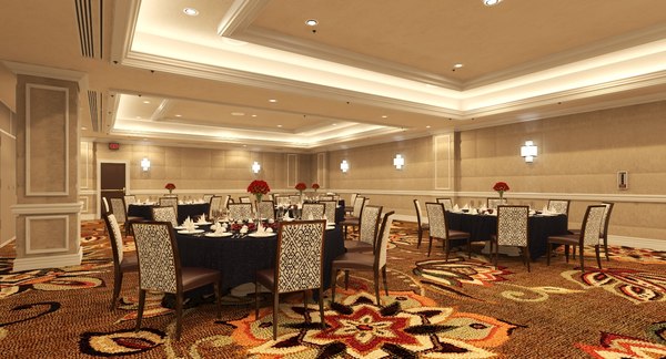Banquet Hall 3D Models for Download | TurboSquid