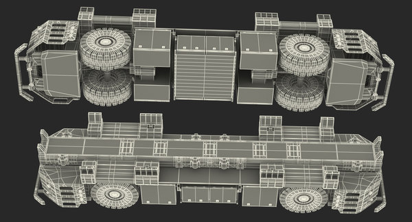 Modular transporters rigged 3D model - TurboSquid 1420500