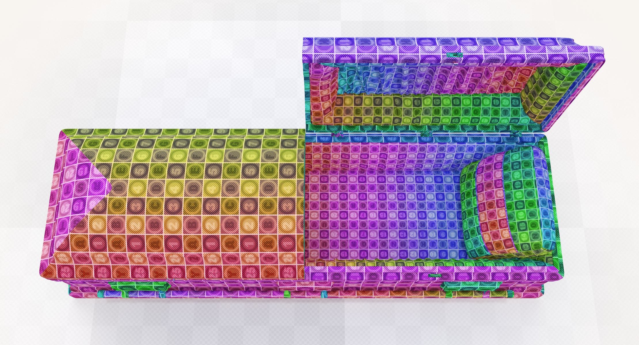 3D casket coffin - TurboSquid 1420441