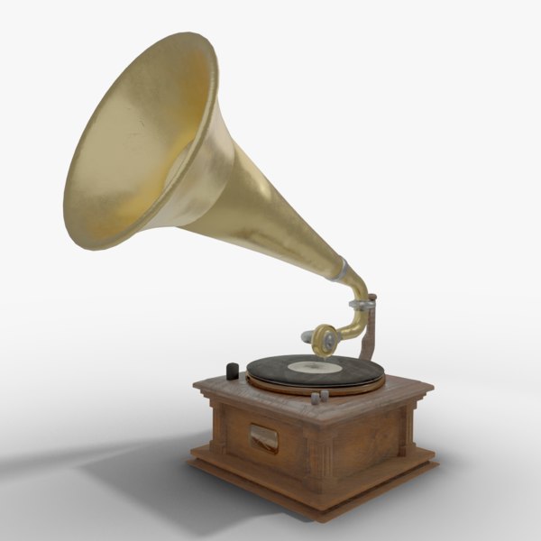 Phonograph 3D Models for Download | TurboSquid