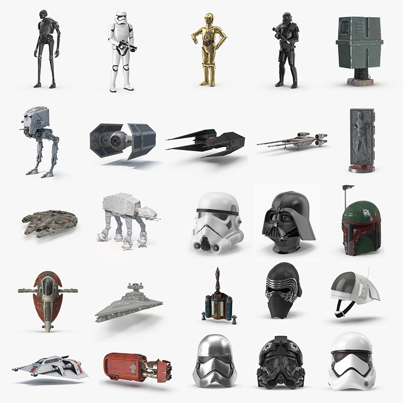 3D model star wars saga - TurboSquid 1420555