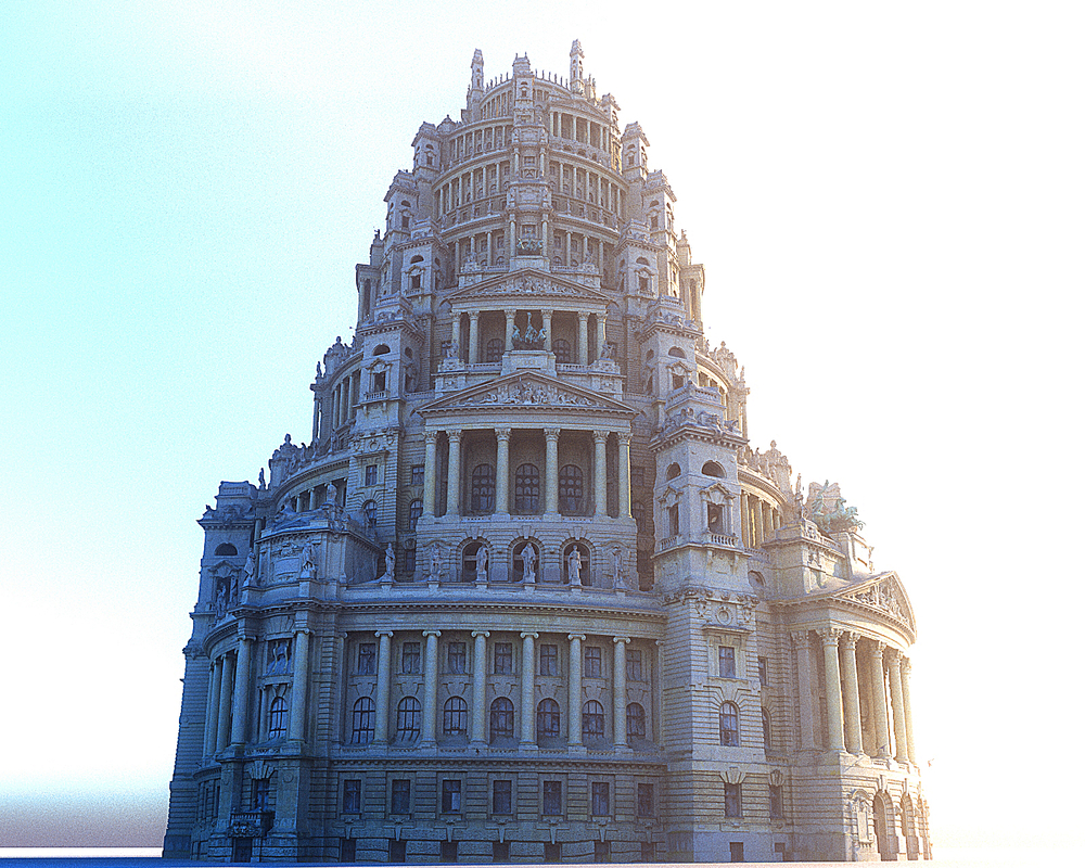 3D tower babel - TurboSquid 1420614