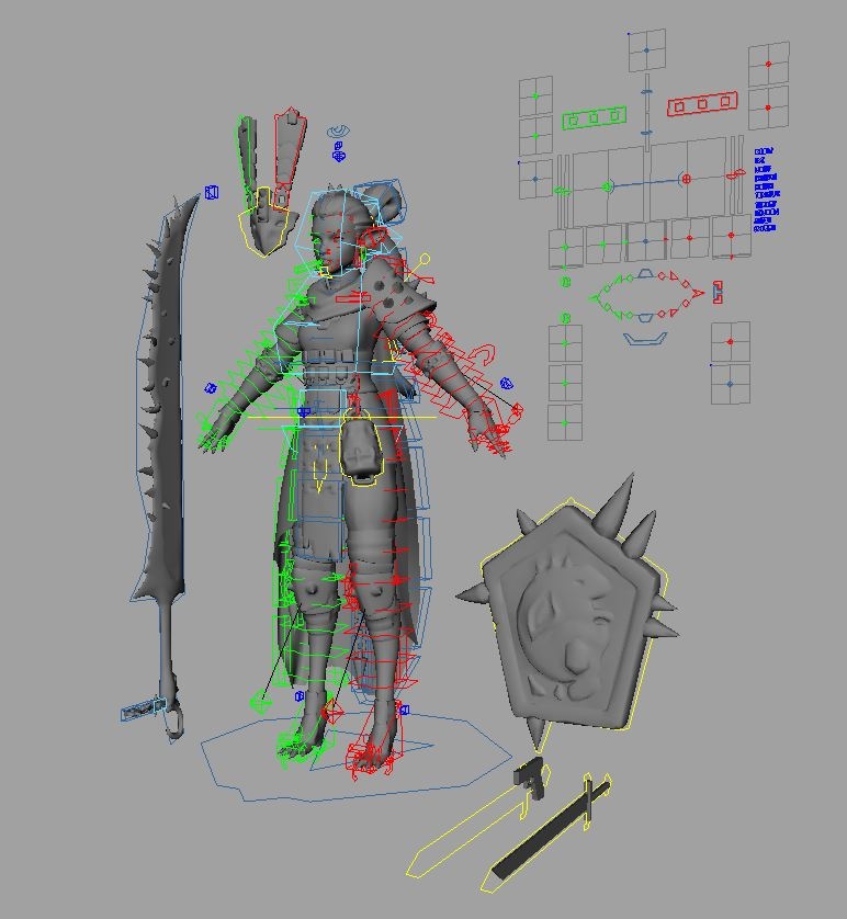 3D rig animation - TurboSquid 1420579
