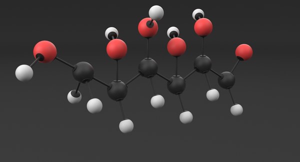 Glucose open chain molecule 3D - TurboSquid 1420704
