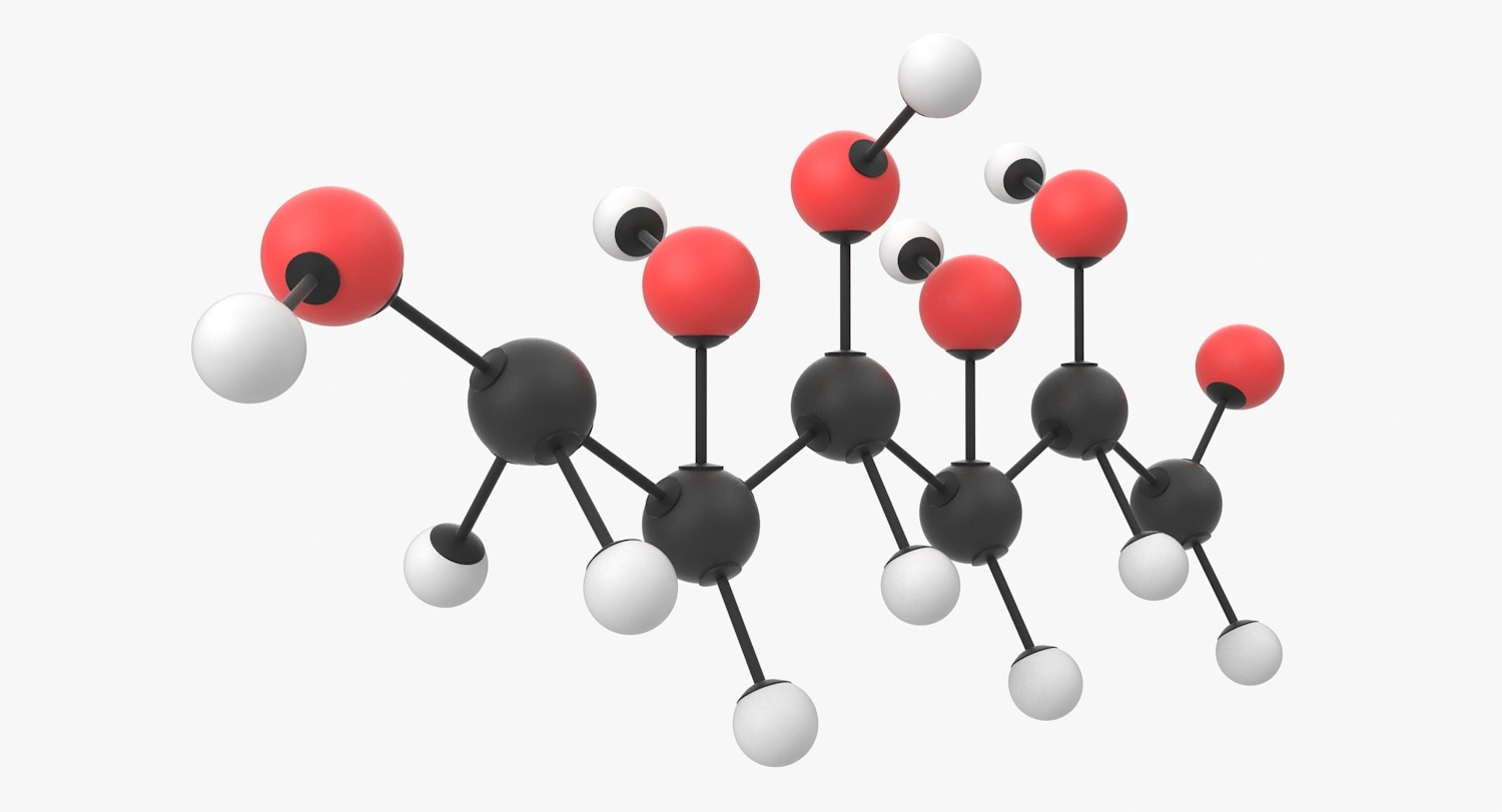 Glucose open chain molecule 3D - TurboSquid 1420704