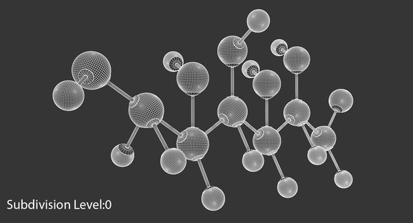 Glucose open chain molecule 3D - TurboSquid 1420704
