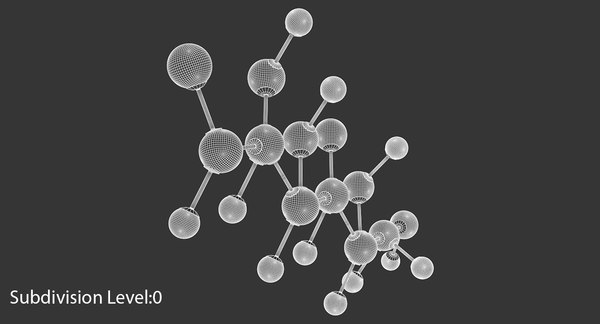Glucose open chain molecule 3D - TurboSquid 1420704