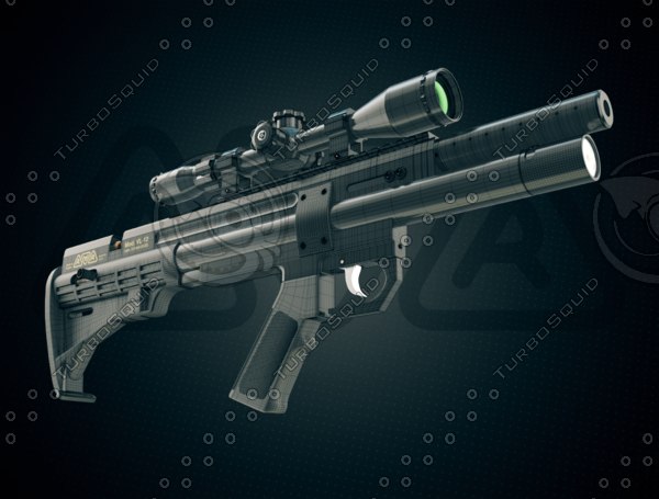 Air rifle 3D - TurboSquid 1420772