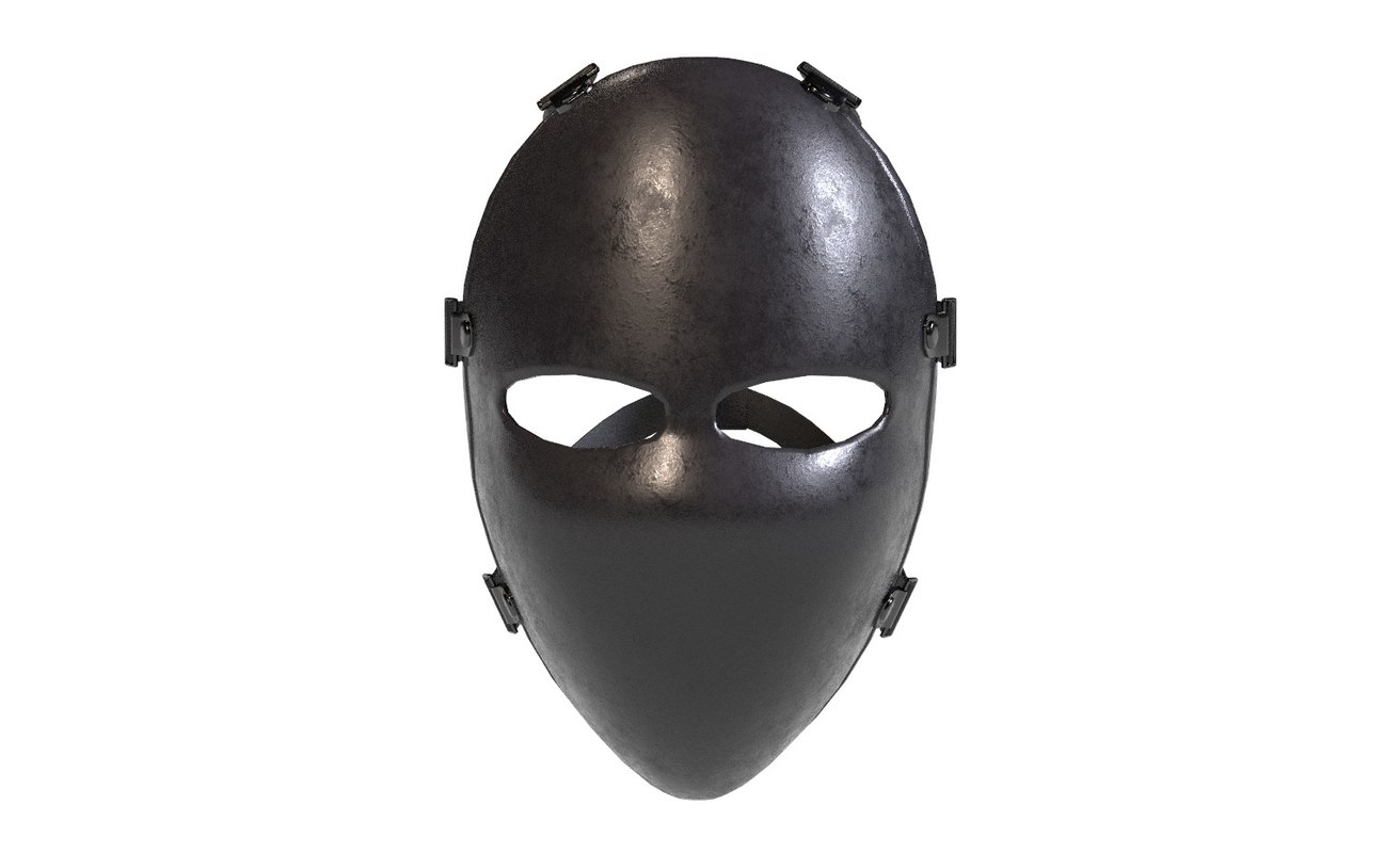 Face ballistic mask 3D model - TurboSquid 1420898