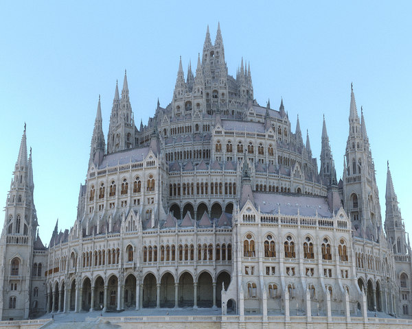 3D mega castle model - TurboSquid 1420933