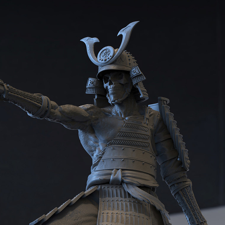 Evil samurai 3D model - TurboSquid 1420988
