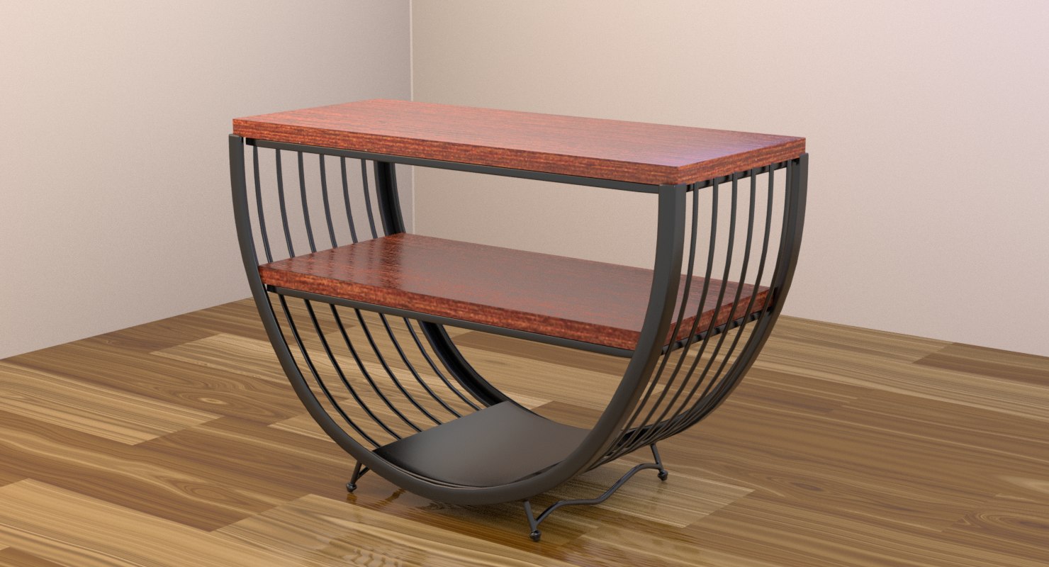 3D goodlow design console table model - TurboSquid 1421046