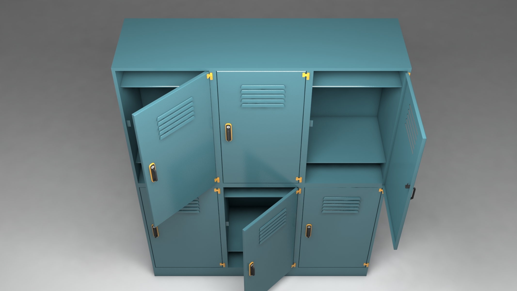 3D clothes cabinet metal - TurboSquid 1421053
