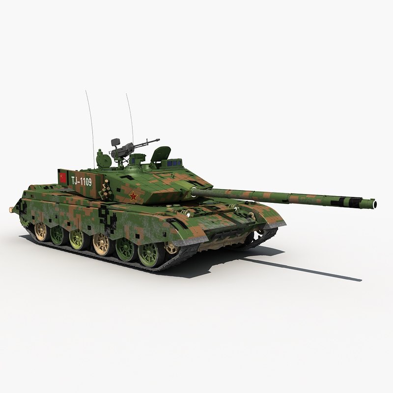 China ztz-99a mbt 3D model - TurboSquid 1421083