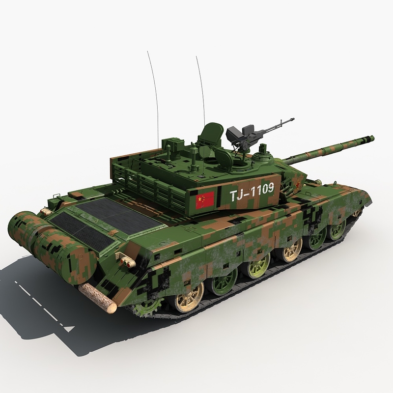 中国ZTZ-99A MBT3D模型 - TurboSquid 1421083