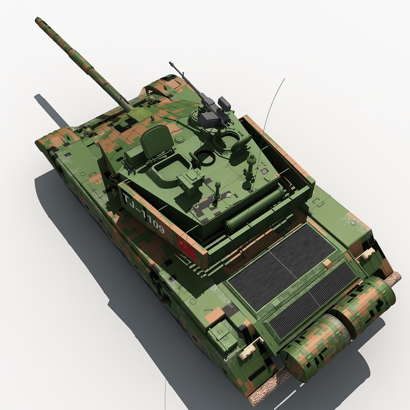 中国ZTZ-99A MBT3D模型 - TurboSquid 1421083