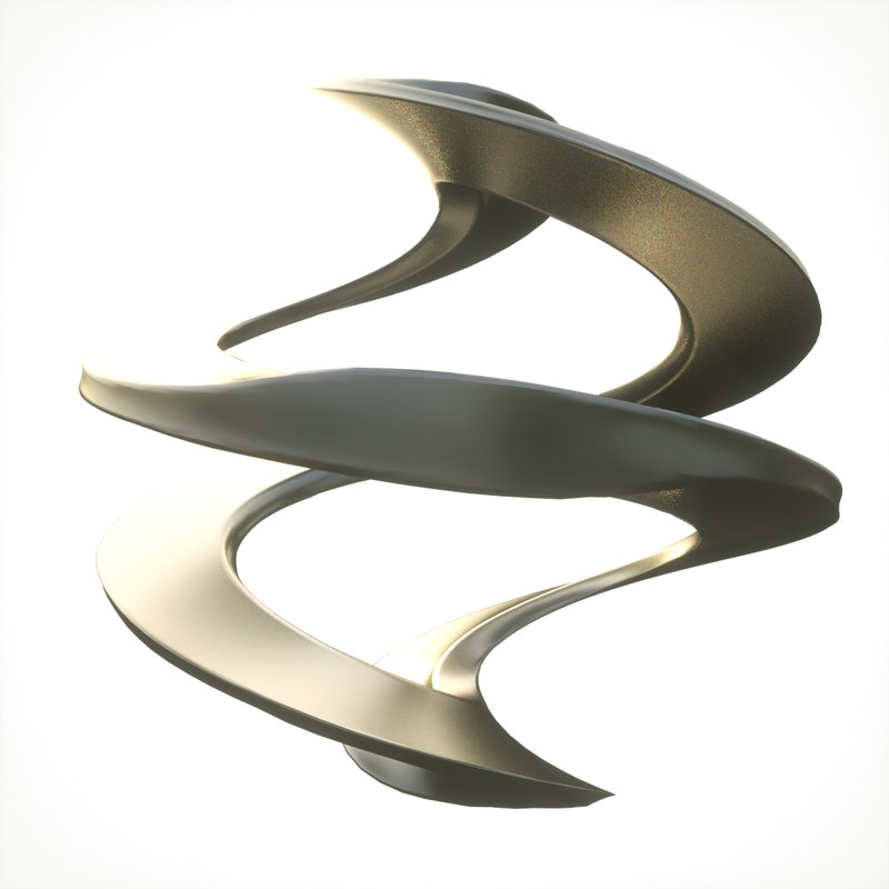 Infinity loop abstract 3D model - TurboSquid 1421337