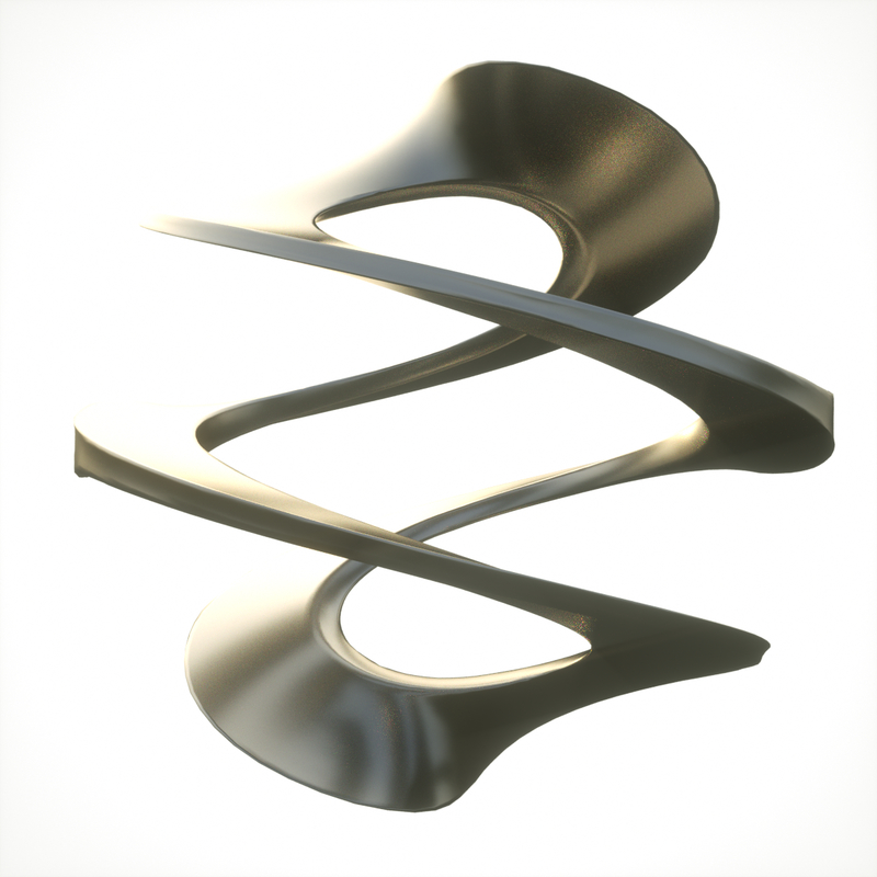 Infinity loop abstract 3D model - TurboSquid 1421337