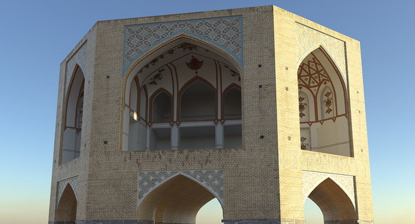 Persian building 3D model - TurboSquid 1421451