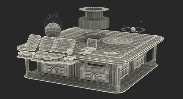 3D interactive holographic table model - TurboSquid 1421393