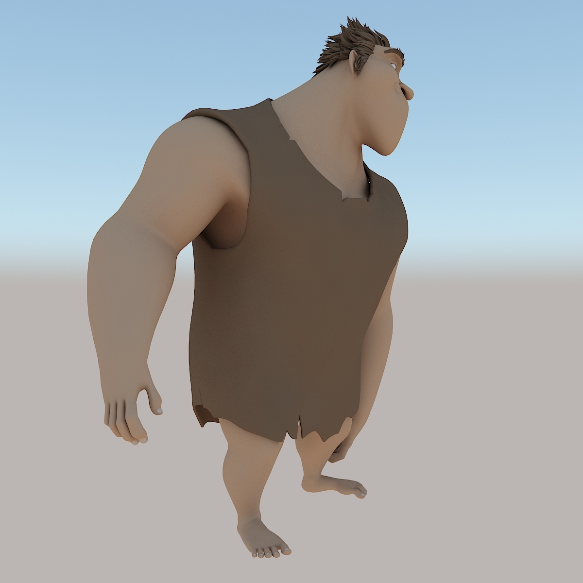 Grug Crood Character 3d Model Turbosquid 1421432