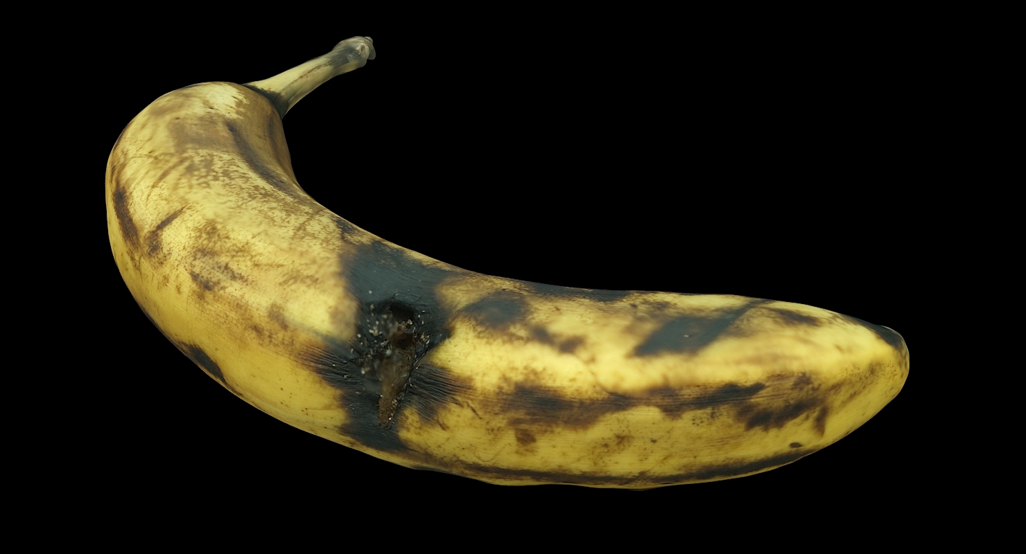 Rotten banana 3D model - TurboSquid 1421476