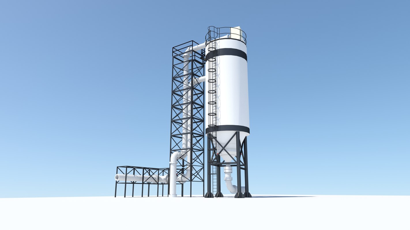 3D model refinery reactor - TurboSquid 1421498