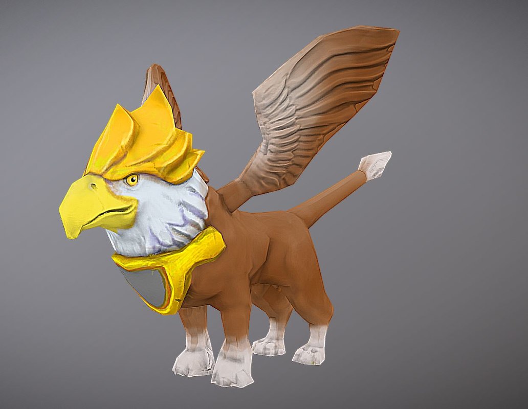 Gryphon griffin creature model - TurboSquid 1421542