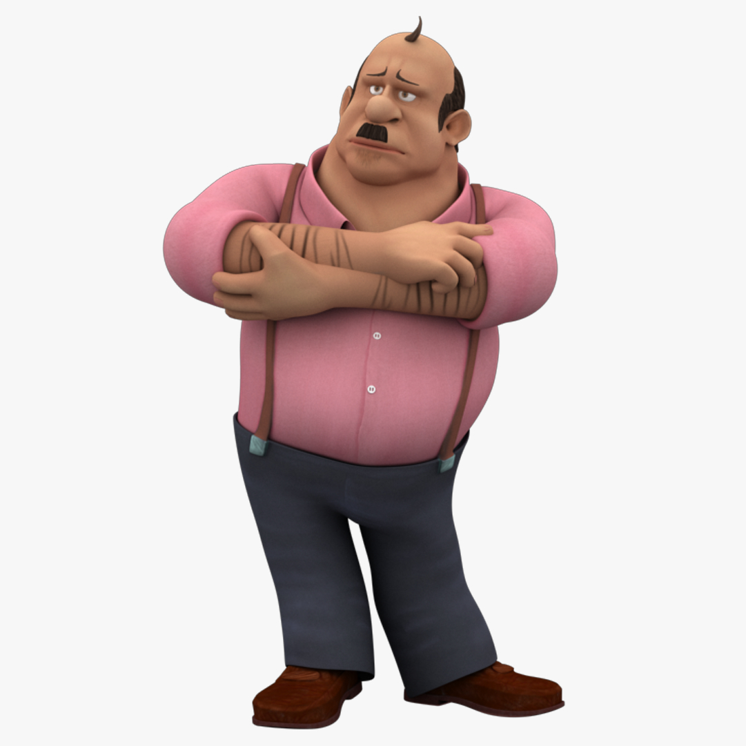3D fantasy fat man - TurboSquid 1381390