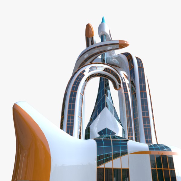 Futuristic Building Blender Models for Download | TurboSquid
