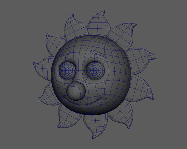 3D cartoon sun - TurboSquid 1421778