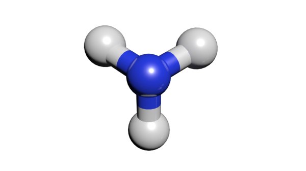 3D nh3 molecule ammonia - TurboSquid 1421782