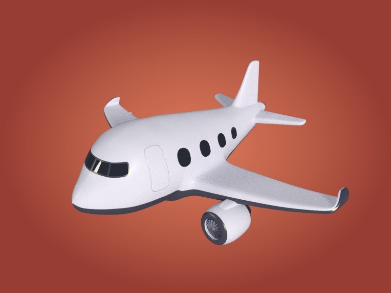 3D plane cartoon model - TurboSquid 1421843