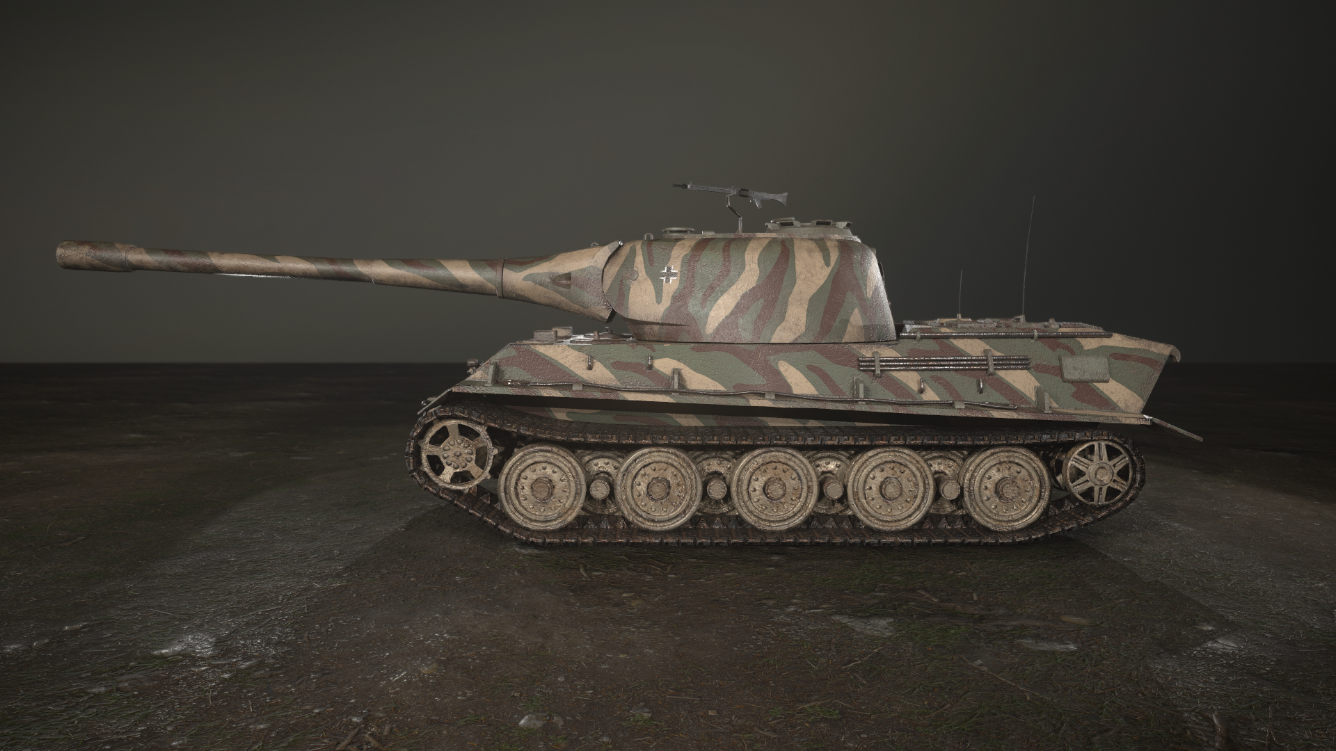 German panzer vii lowe model - TurboSquid 1426139