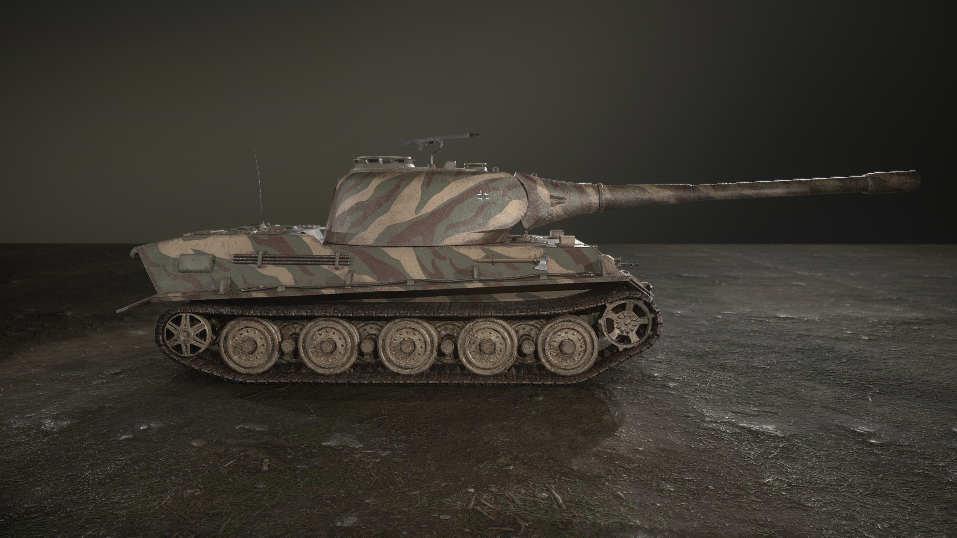 German panzer vii lowe model - TurboSquid 1426139