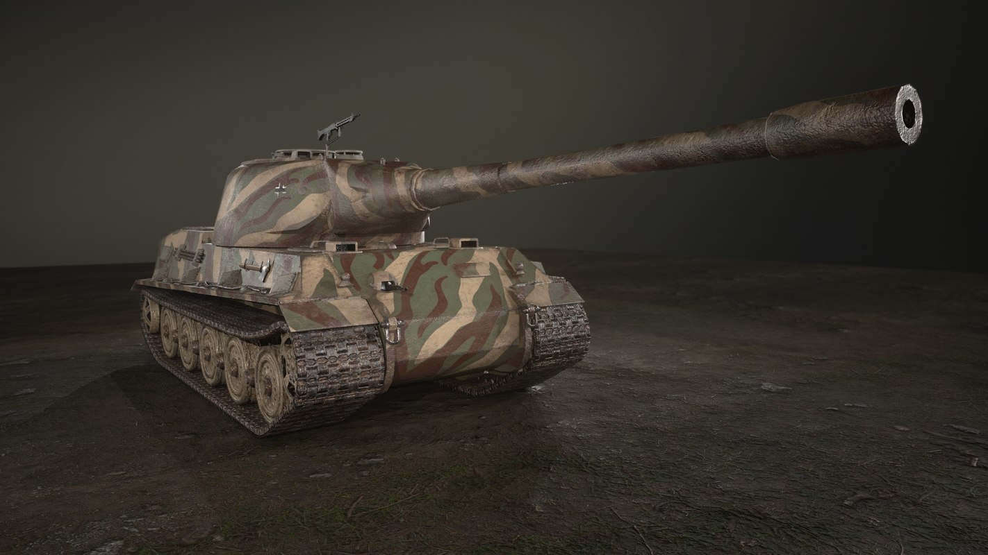 German panzer vii lowe model - TurboSquid 1426139